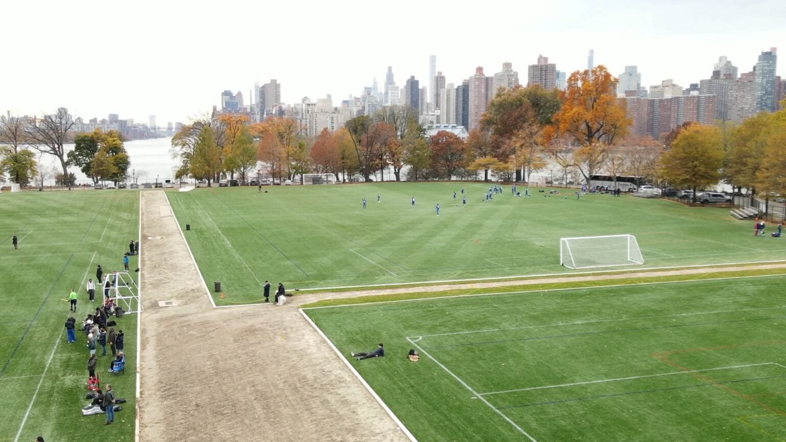 Mayor Adams Unveils Restored Soccer Fields on Randall’s Island After ...